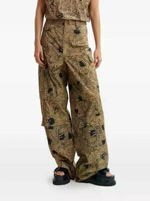 Essentiel Antwerp Floral-print Cargo Pants