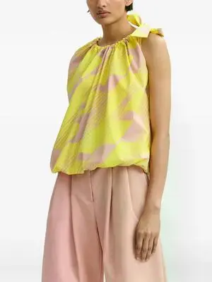Essentiel Antwerp Tie-detail Blouse - Yellow