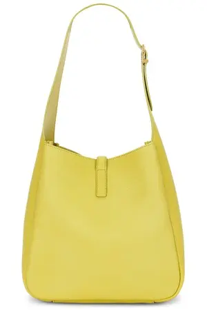 Saint Laurent Small Le 5 A 7 Supple Shoulder Bag - Wild Lime