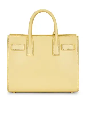 Saint Laurent Nano Sac De Jour Tote Bag - Soft Lemon
