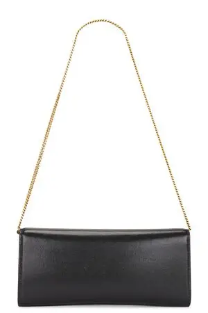 Saint Laurent Kate Clutch On Chain - Noir