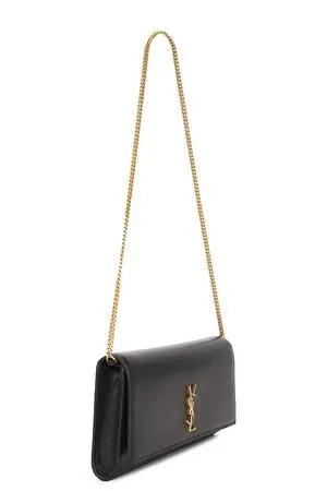 Saint Laurent Kate Clutch On Chain - Noir