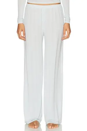 NEGATIVE UNDERWEAR Whipped Track Pant In Baby Blue - Mist