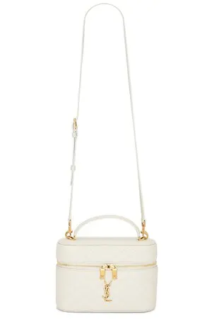 Saint Laurent Gaby Large Vanity Bag - Crema Soft