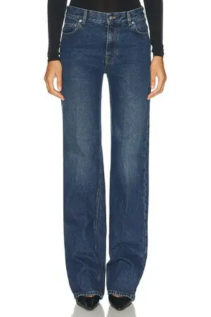 MUGLER Mid-rise Wide-leg Jeans