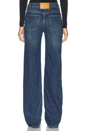 MUGLER Mid-rise Wide-leg Jeans