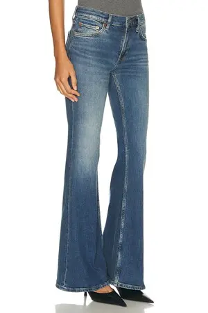RE/DONE The Strutter Wide Leg & Flare Jean