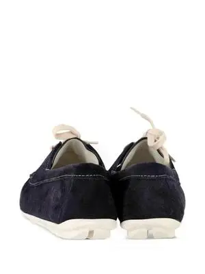 Prada Suede Boat Shoes