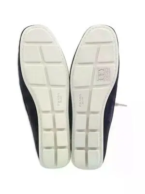 Prada Suede Boat Shoes