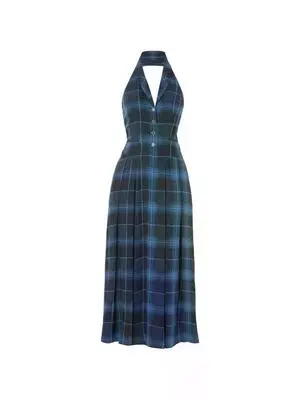 TEMPERLEY LONDON Plath Halterneck Dress - Blue