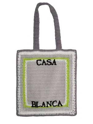 Casablanca Tote Bag With Logo - Multicolour