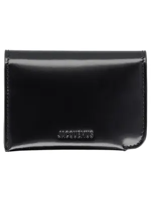 Jacquemus Curved" Wallet - Black