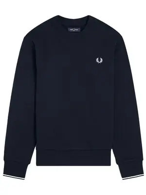 Fred Perry Sweatshirt With Logo - Blue