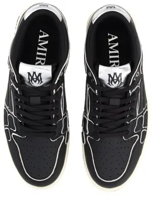 Amiri Skel Top Low Sneakers - Black