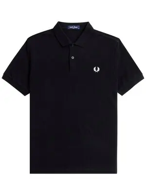 Fred Perry Polo With Logo - Black