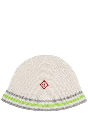 Casablanca Knit Hat With Logo