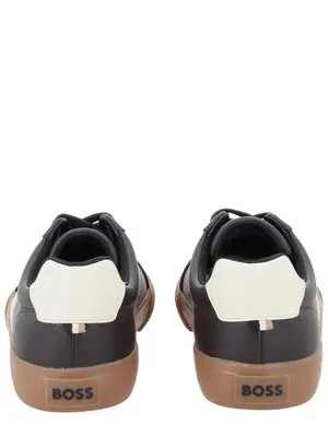 BOSS Low Top Sneaker - Brown