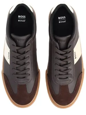 BOSS Low Top Sneaker - Brown