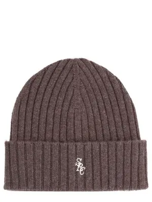 SPORTY & RICH Cap With Logo - Brown