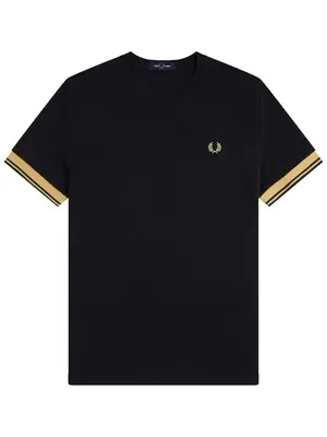 Fred Perry T-shirt With Logo - Black