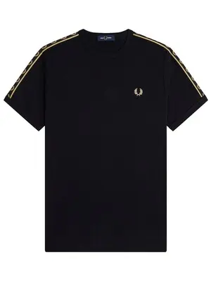 Fred Perry T-shirt With Logo - Black