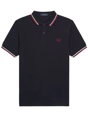 Fred Perry Polo With Logo - Blue