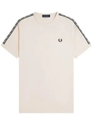 Fred Perry T-shirt With Logo - Ivory