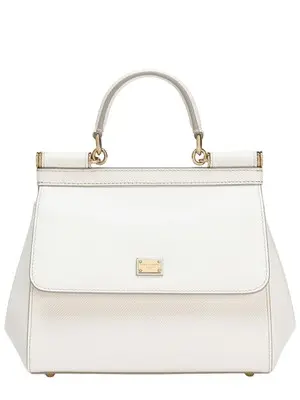 Dolce & Gabbana Sicily Medium Bag - White