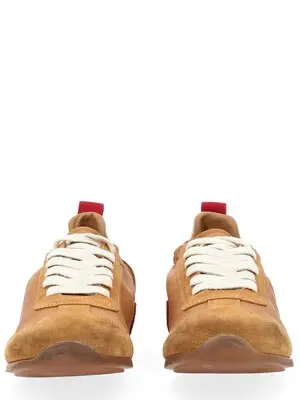 UMA WANG Low Top Leather Sneakers - Beige