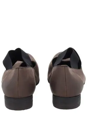 UMA WANG Leather Ballerinas - Brown