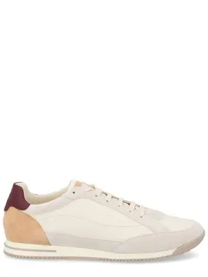 Brunello Cucinelli Sneaker With Suede Details - White