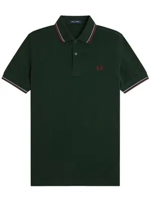 Fred Perry Polo With Logo - Green