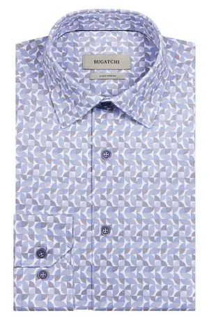 Bugatchi James Ooohcotton® Retro Print Button-up Shirt