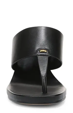 Franco Sarto Talea Calf Hair Wedge Sandal - Black