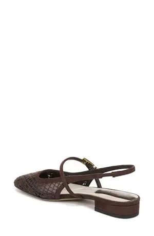 Franco Sarto Destin Slingback Flat - Umber Brown
