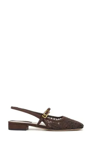 Franco Sarto Destin Slingback Flat - Umber Brown