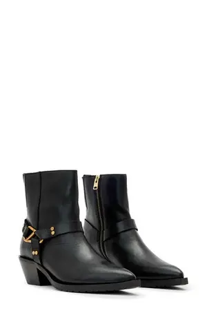 ALLSAINTS Fox Moto Bootie - Black