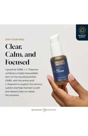 QUICKSILVER SCIENTIFIC Liposomal Gaba And L Theanine Supplement