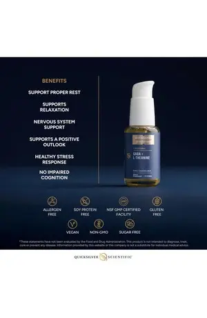 QUICKSILVER SCIENTIFIC Liposomal Gaba And L Theanine Supplement