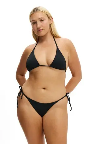 Cotton:on Triangle Bikini Top - Black