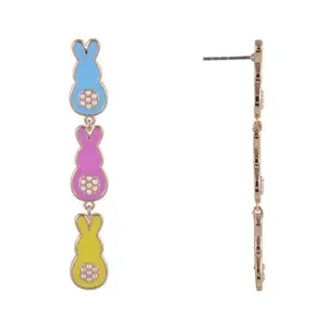 HALLMARK Linear Easter Bunny Dangle Earrings