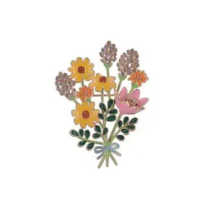 HALLMARK Flower Bouquet Pin - Yellow