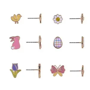 HALLMARK 6 Pack Easter Theme Stud Earring Set