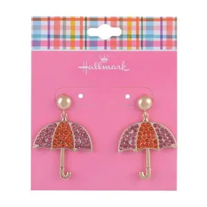HALLMARK Stone Umbrella Earrings