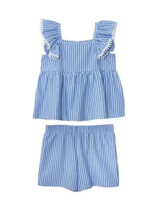 MABEL + HONEY Striped Knit Two-piece Set