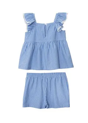 MABEL + HONEY Striped Knit Two-piece Set