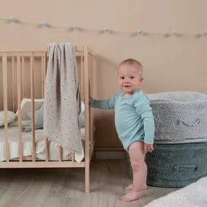 LORENA CANALS Round Pouf - Pearl Grey