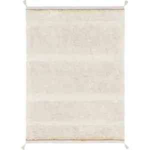 LORENA CANALS Washable Rug Bloom - Natural/ Rose/ Linen