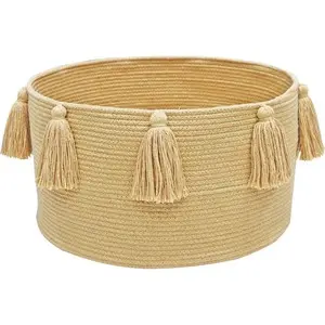 LORENA CANALS Basket New Tassels - Honey