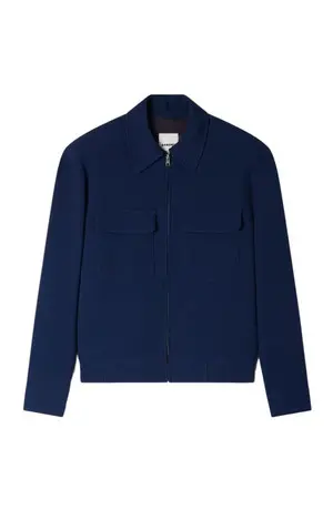 Sandro Textured Zip-up Jacket